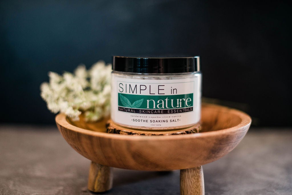 SOOTHE natural soaking salt | simple in nature
